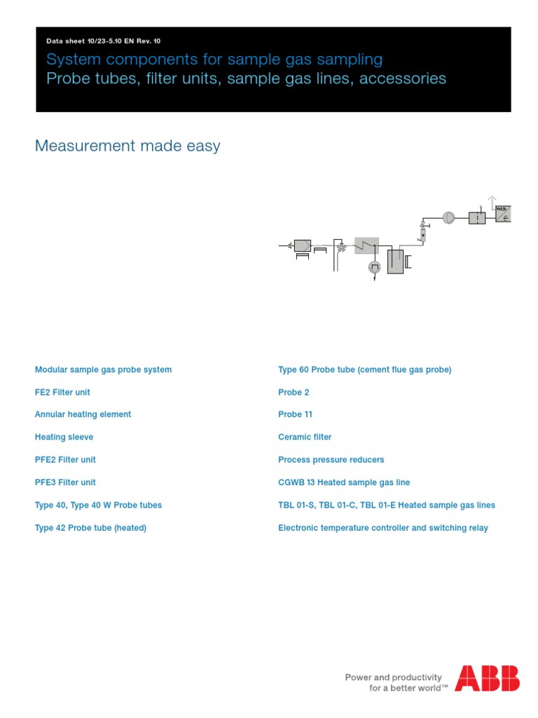 ABB Brochure For Gas Monitoring System PDF | PDF | Valve | Pressure ...
