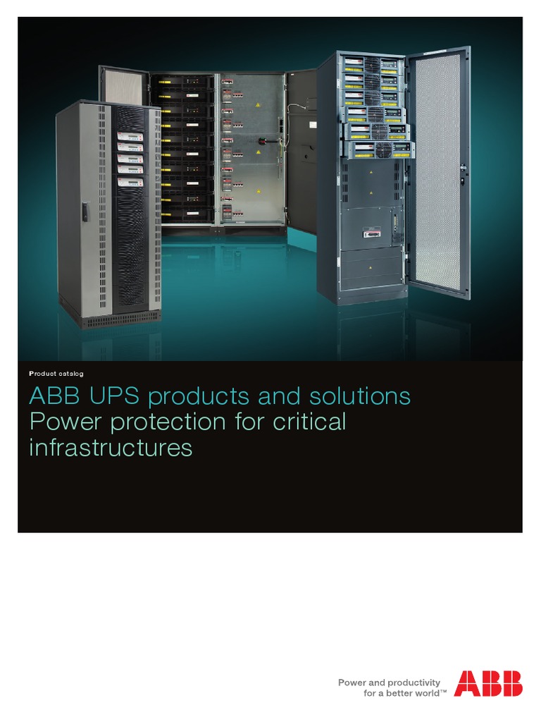 ABB UPS Product Catalog EN PDF | PDF | Data Center | Scalability