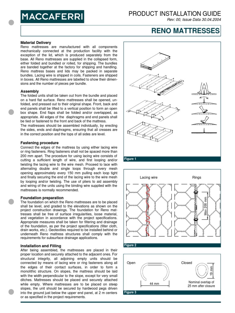 IG de Reno Mattresses Installation | PDF | Mattress | Wire