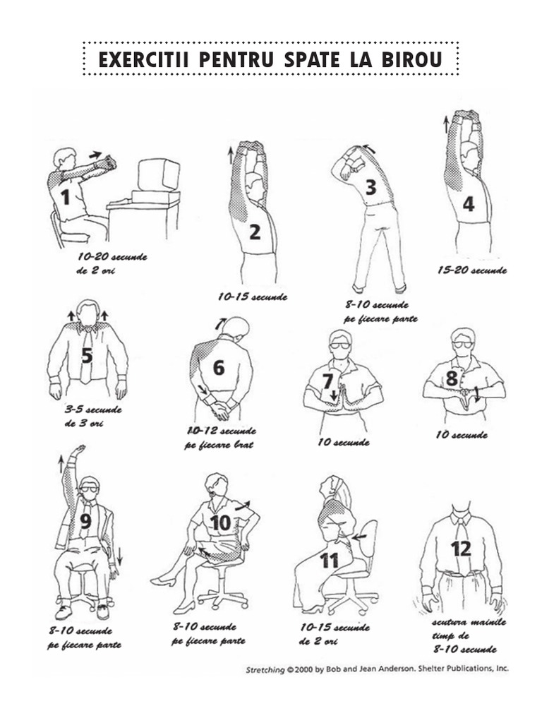 Exercitii Pentru Spate | PDF