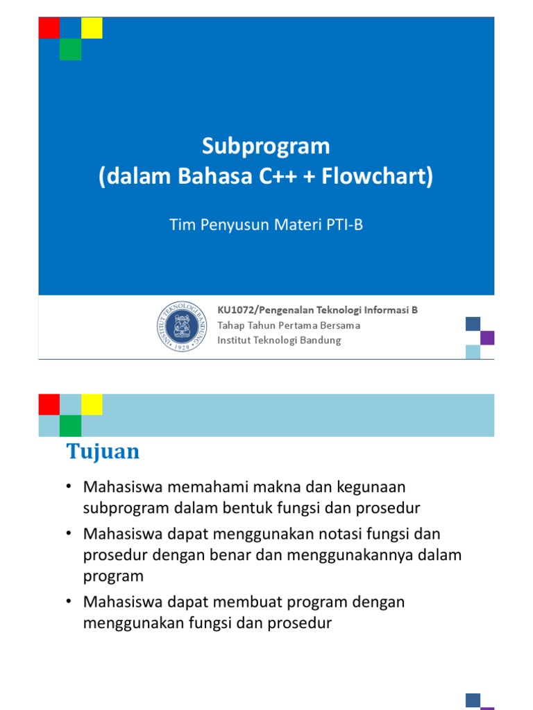 KU1072 Subprogram CPP Flowchart 220915 | PDF | Bisnis | Komputer