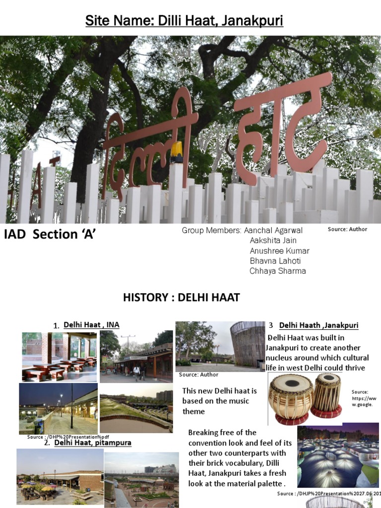Dilli Haat Janakpuri | PDF | Masonry | Architectural Elements