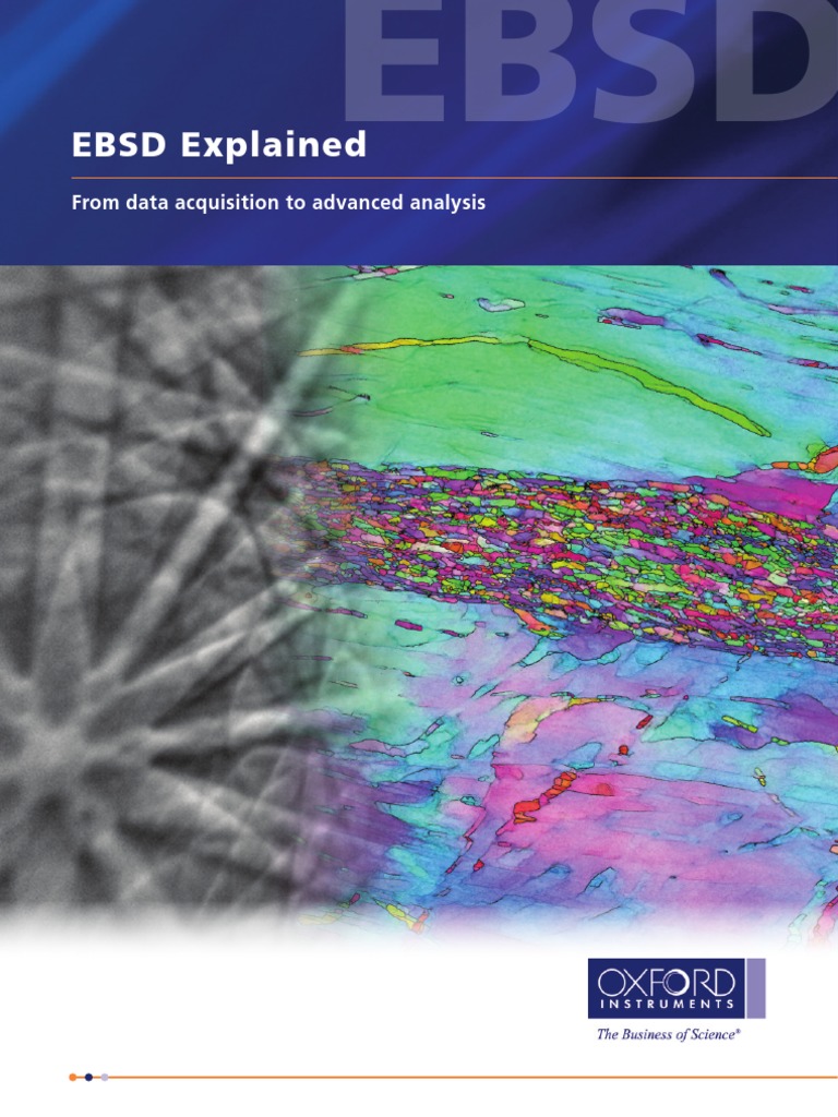 EBSD Explained Web | PDF | Scanning Electron Microscope | Mineralogy