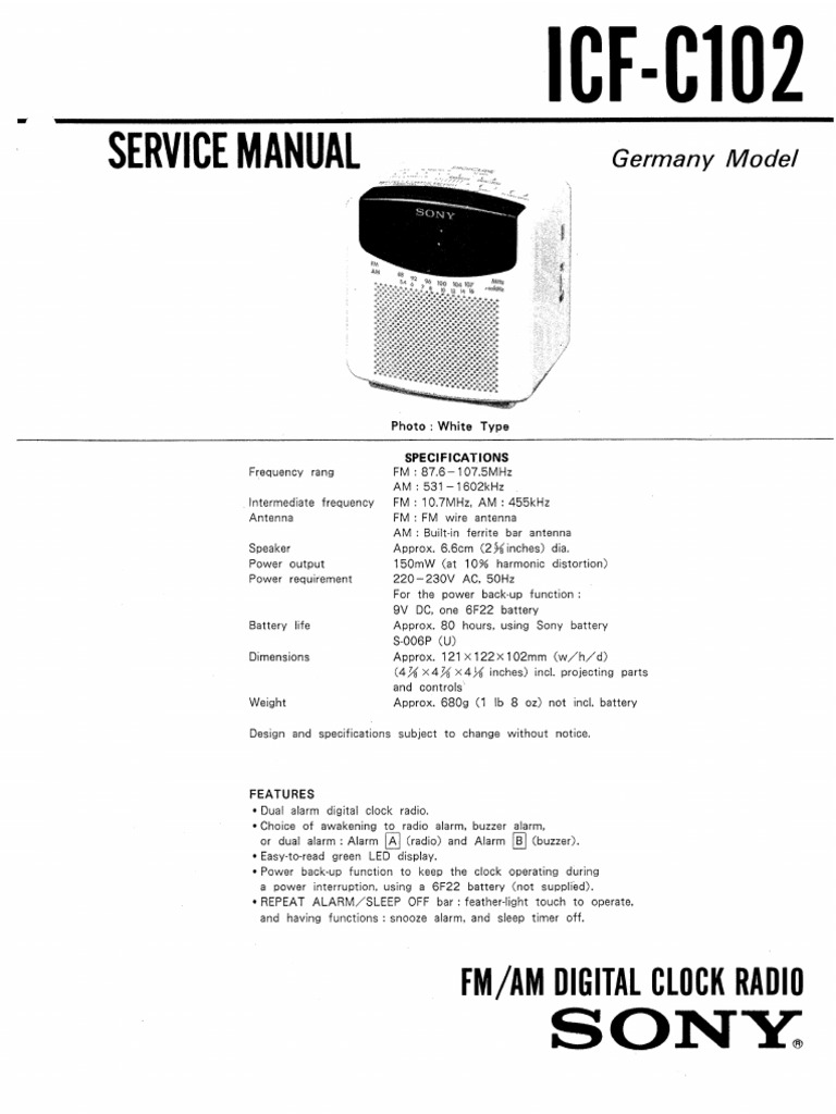 Icf C102 | PDF
