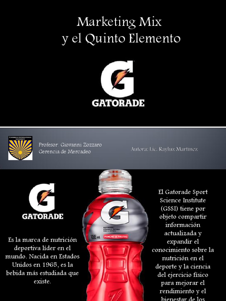 Marketing Mix_ GATORADE