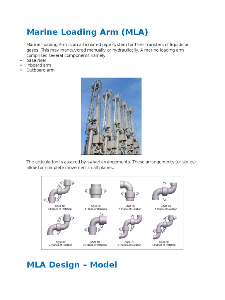 Product Loading - Marine Loading Arm | PDF | Oil Tanker | Valve
