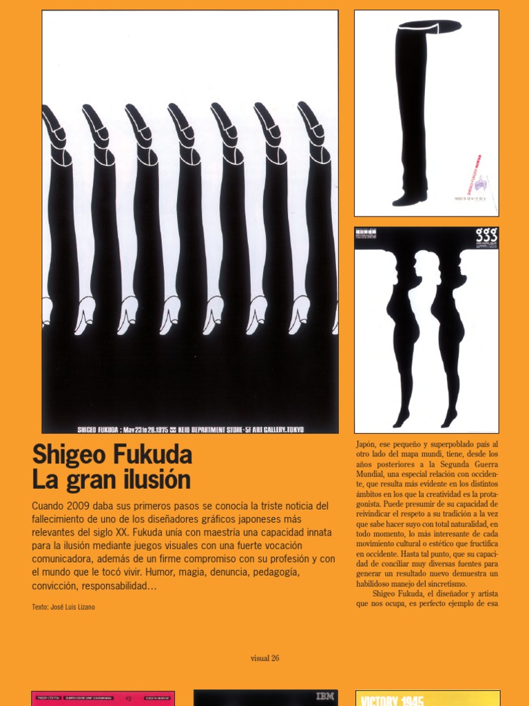 Shigeo Fukuda | PDF | Japón | Diseño gráfico