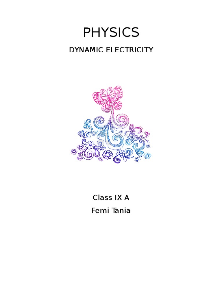 Dynamic Electricity | PDF | Electrical Resistance And Conductance | Volt