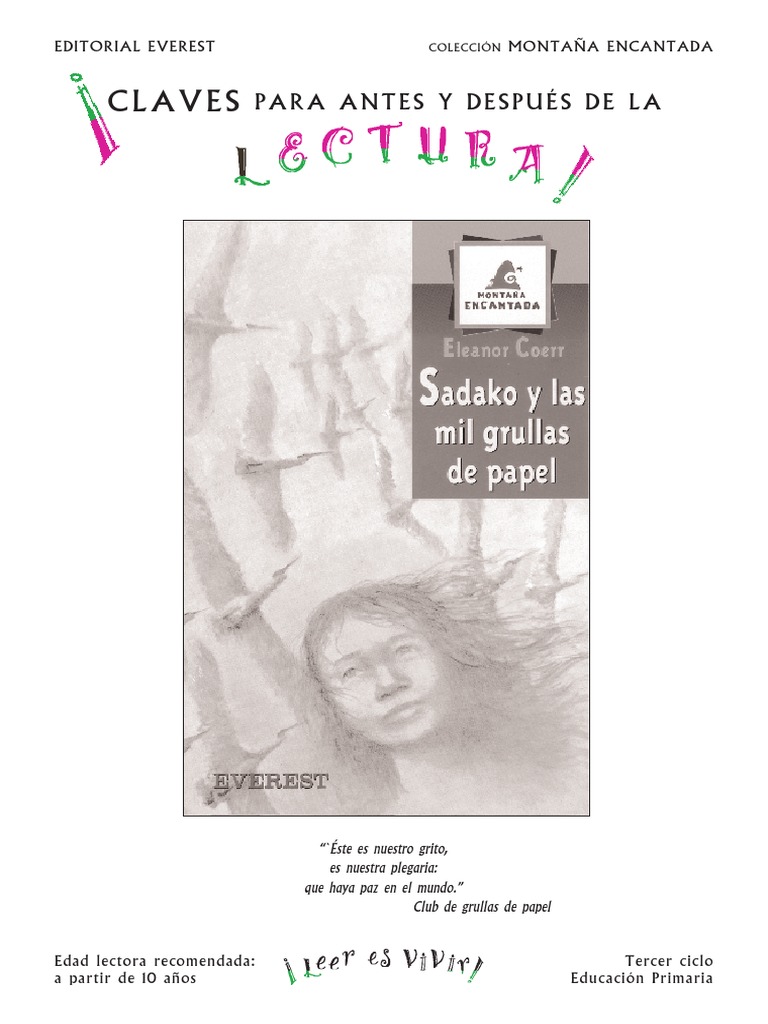 Sadako y Las Mil Grullas de Papel | PDF | Japón | Libros