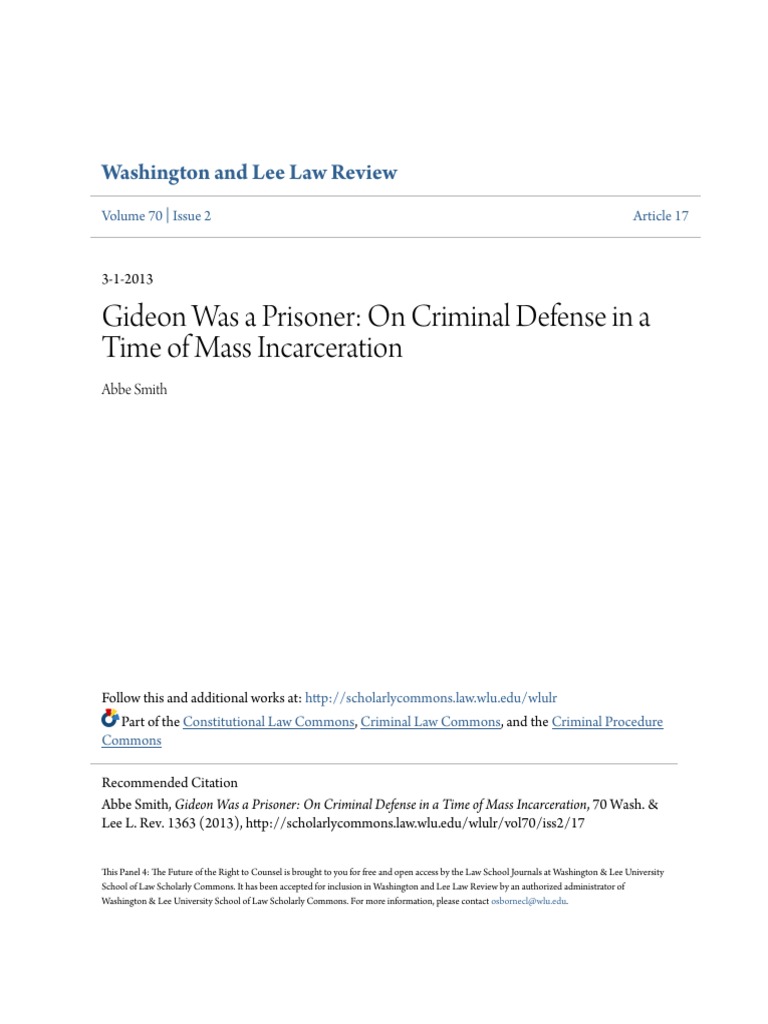 View Content | PDF | Gideon V. Wainwright | Prison
