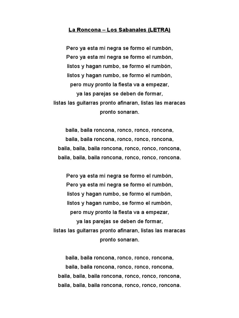 Letra de Canciones Románticas | PDF | La Bamba (Canción) | Las emociones