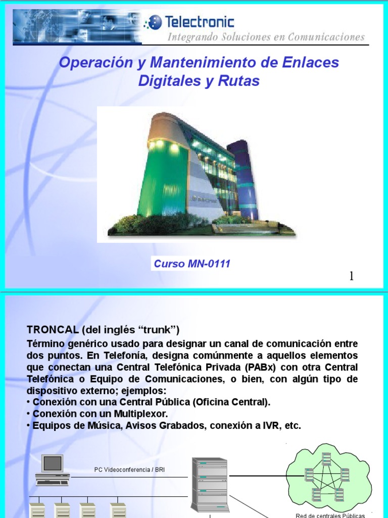 Curso Enlaces Digitales.ppt | Señal analoga | Redes