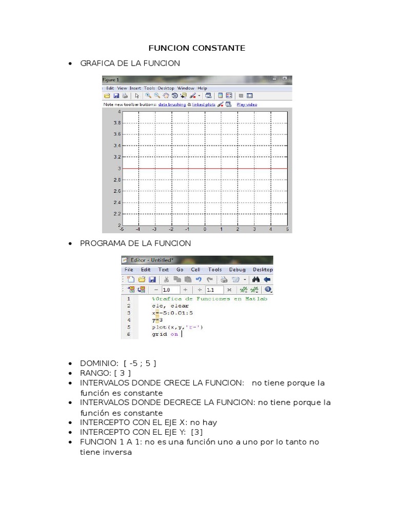 Funciones MatLab | PDF | Seno | Logaritmo
