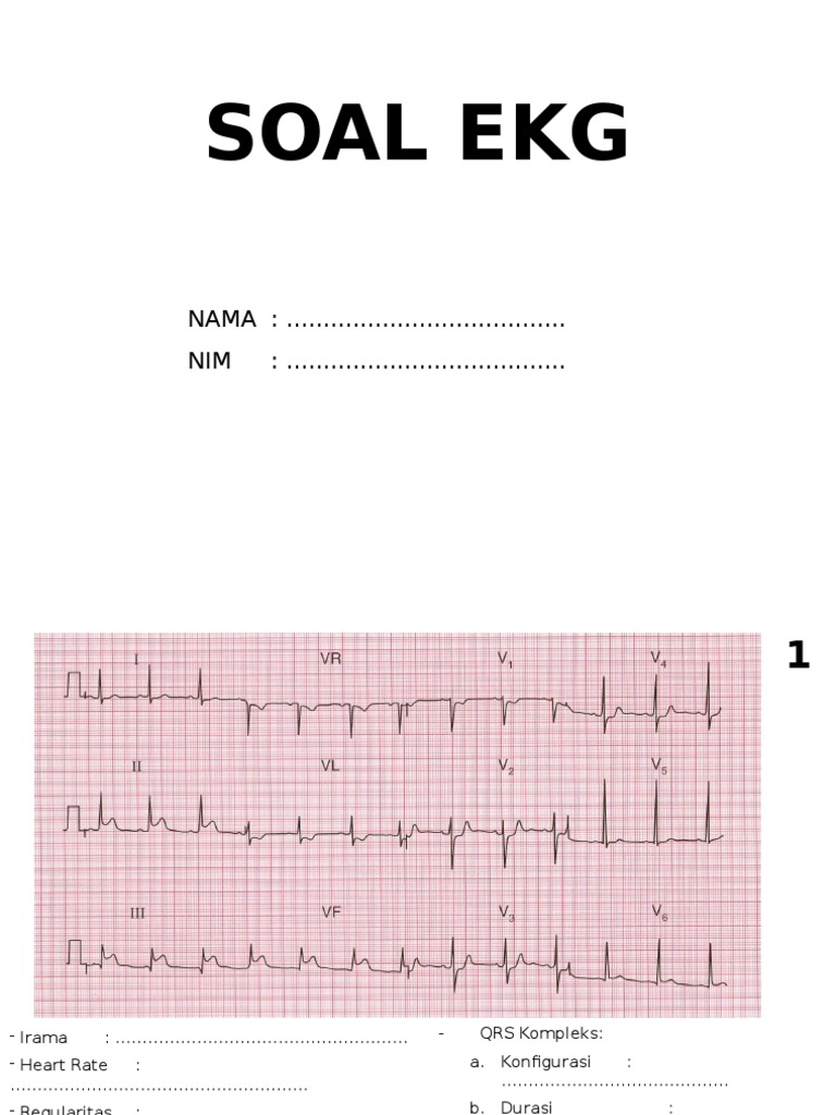 Soal Ekg | PDF