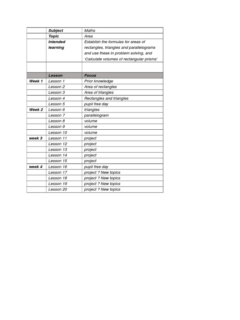 Timetable | PDF | Teaching Methods & Materials