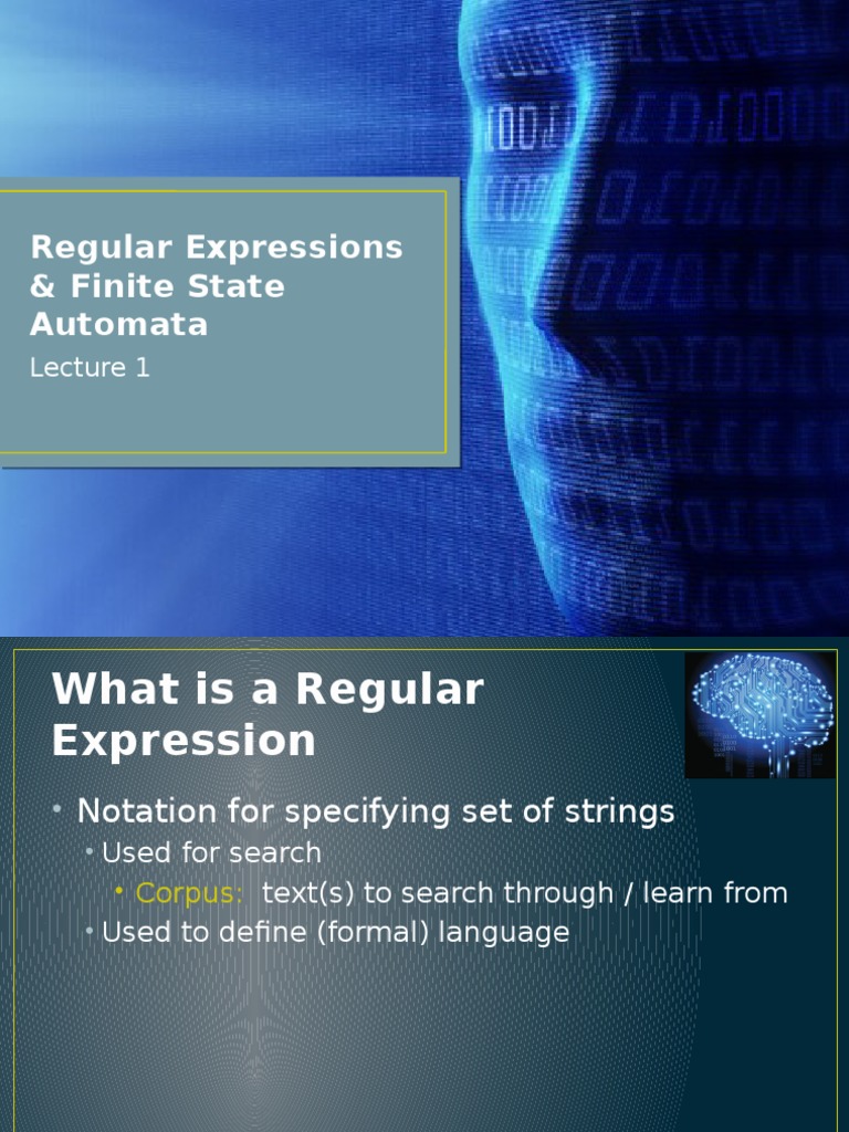 Regex & FSA Basics for CS Students | PDF | Regular Expression | Areas Of Computer Science