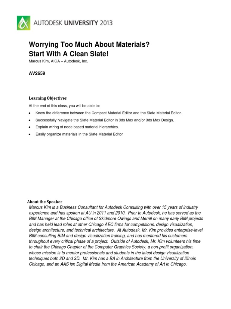 Handout - 2659 - AV2659 - Start With A Clean Slate | PDF | Tab (Gui ...