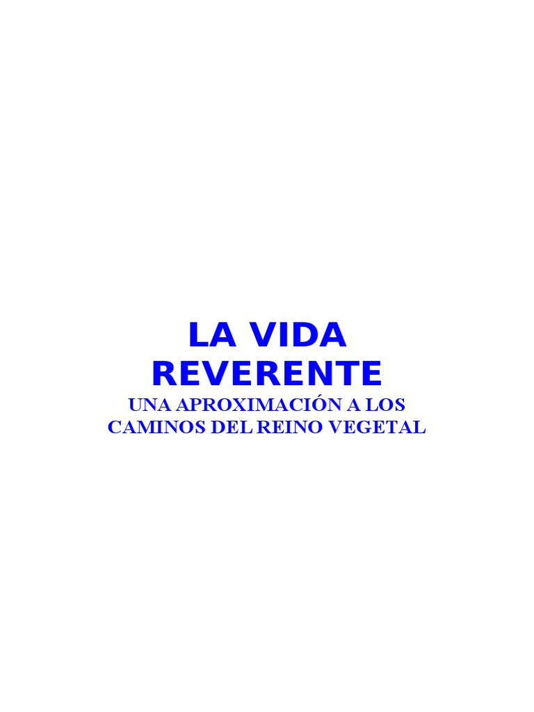 La Vida Reverente | PDF | Germinación | Vida