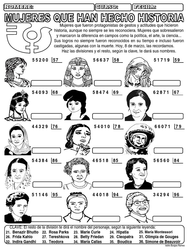 Mujeres que hicieron historia | PDF