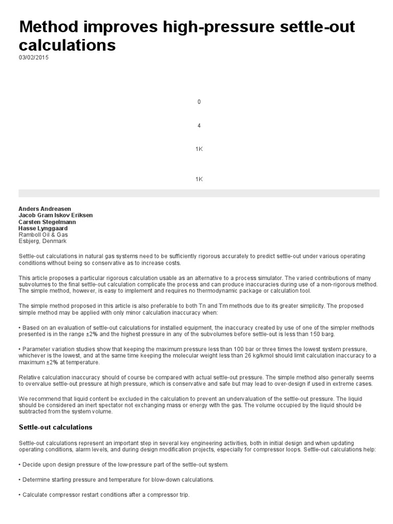 SOP Calculation | PDF | Gases | Temperature
