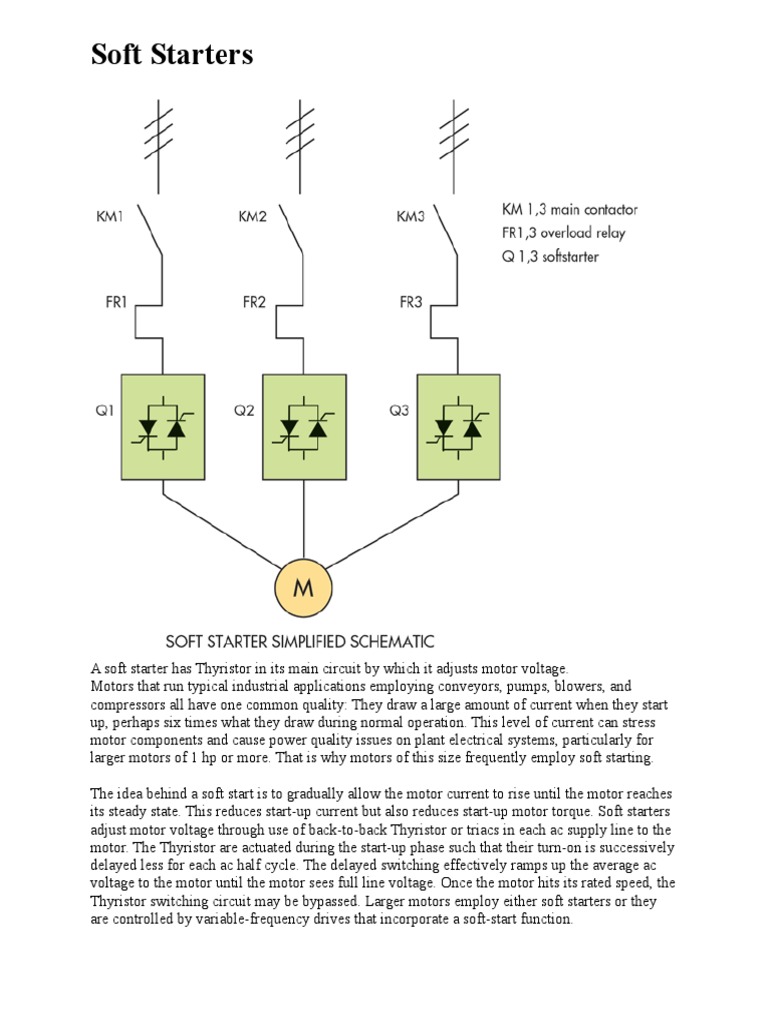 Soft Starters | PDF | Power (Physics) | Engines