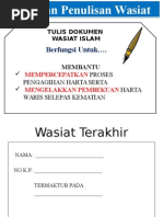 Contoh Surat Wasiat | PDF
