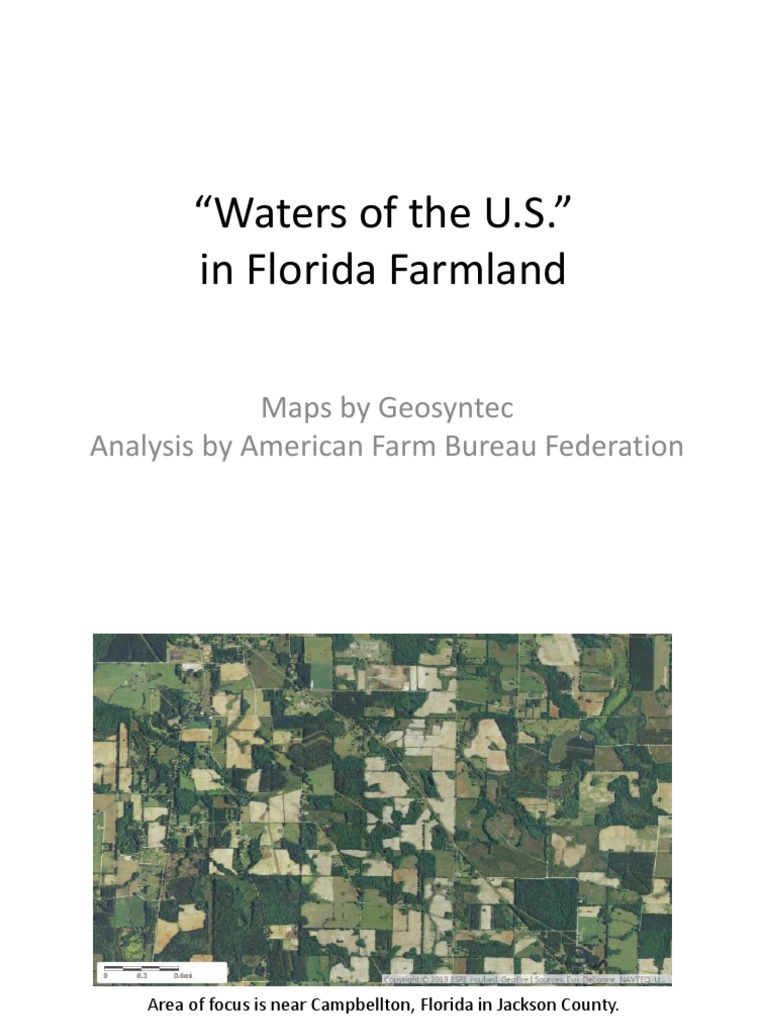 Florida Farm Bureau - WOTUS Maps | PDF | Clean Water Act | Natural ...