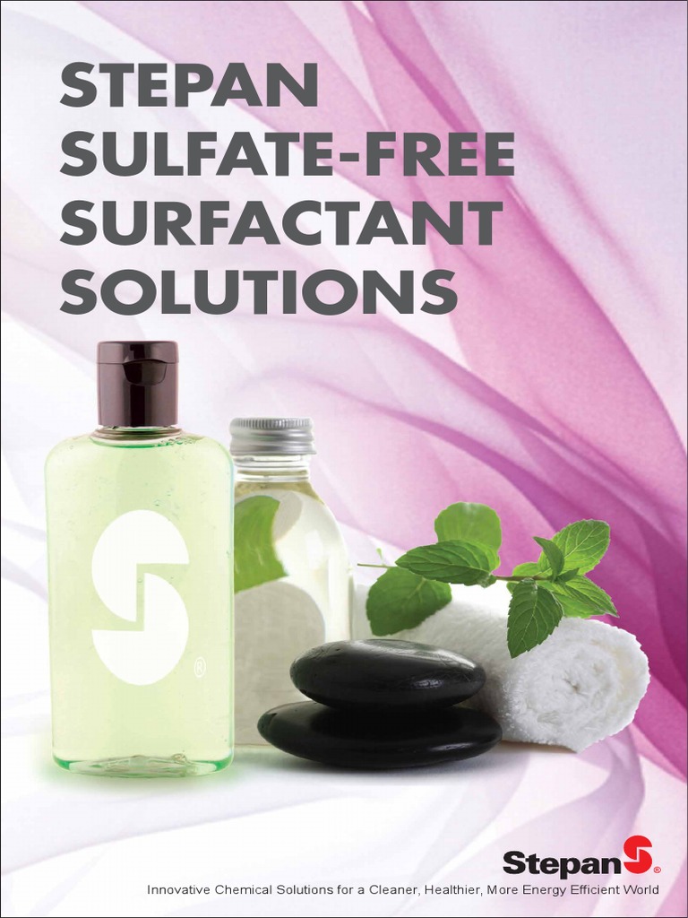 Stepan Sulfate Free Surfactant Solutions Guide | Shampoo | Surfactant