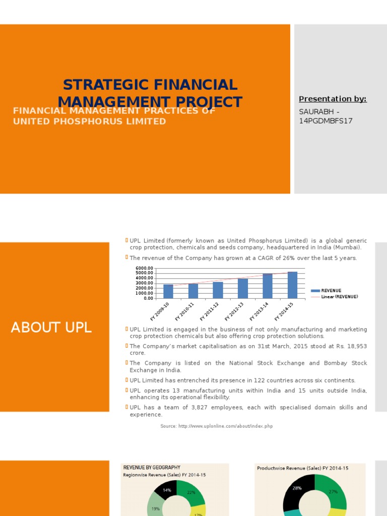 Financial Management Practices of Upl Limited | PDF | Dividend | Cost ...