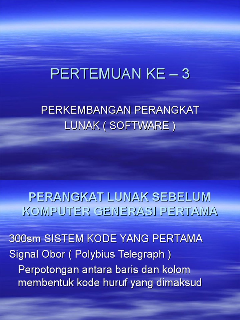 Sejarah Software | PDF