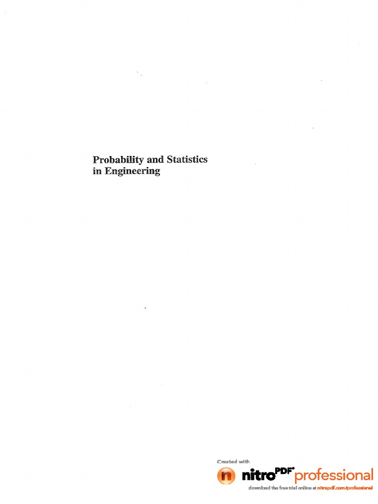 Probability and Statistics in Engineering by William W. Hines, Douglas ...