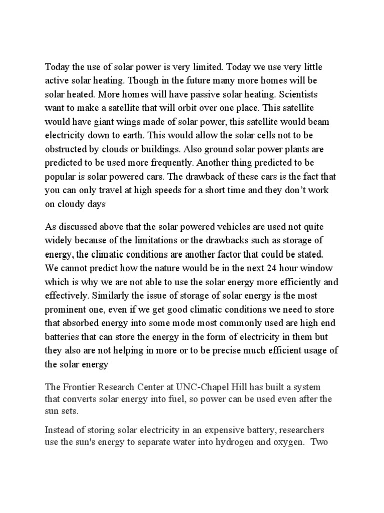 Solar Report | PDF | Photovoltaics | Solar Power