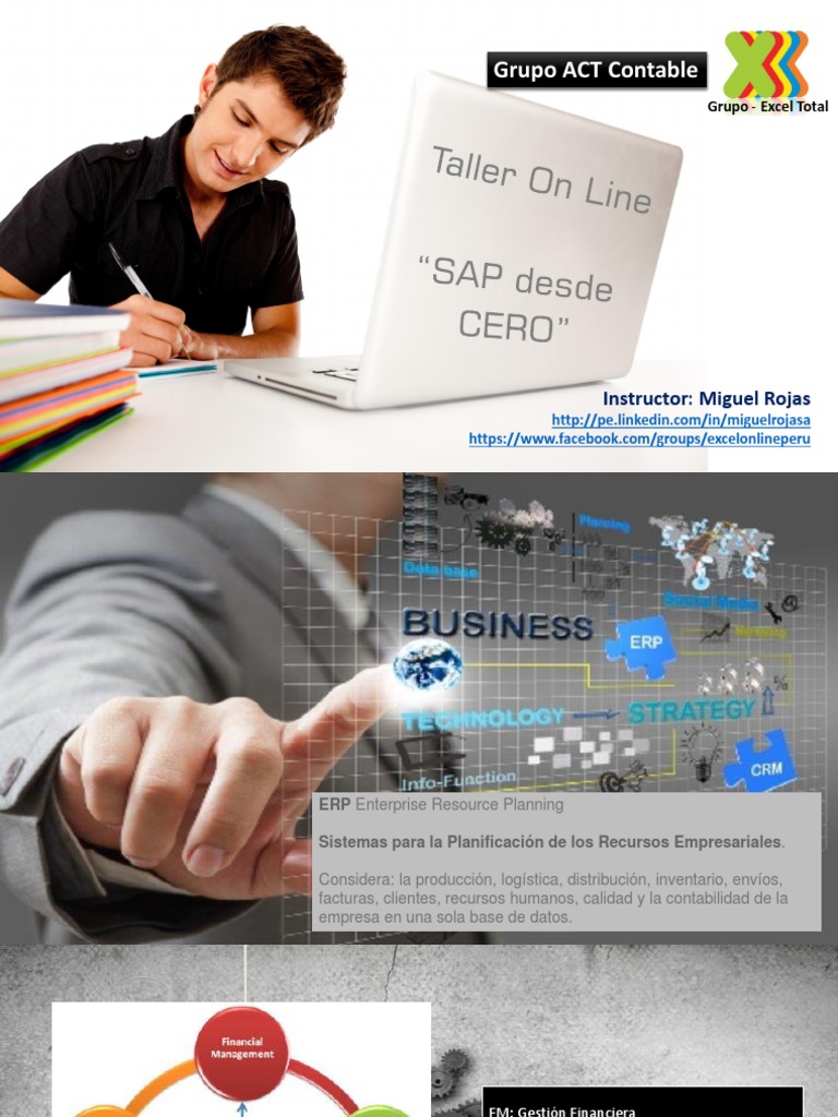 Presentación SAP Desde CERO | PDF | Sap Se | Planificación de recursos empresariales