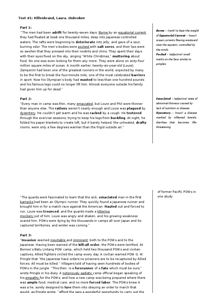 Unbroken and Farewell To Manzanar | PDF | Prisoner Of War | Nightmare