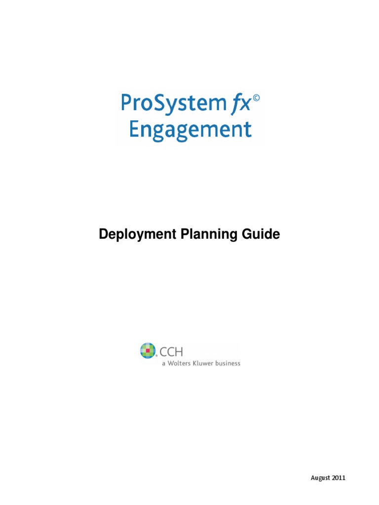 ProSystem FX Engagement Deployment Planning Guide | PDF | Remote ...