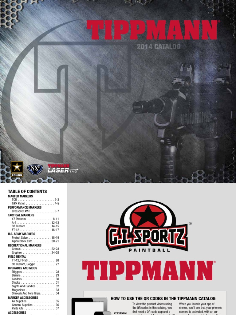 PaintBall Tippmann Catalog | PDF | Projectile Weapons | Equipment