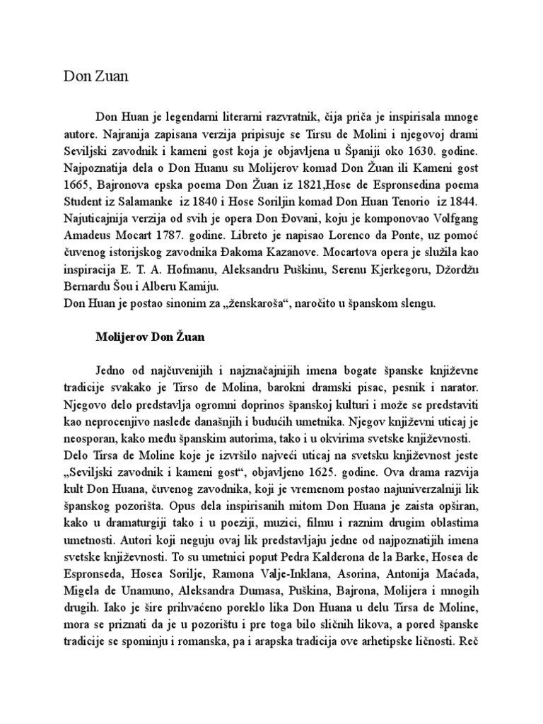 Don Zuan | PDF
