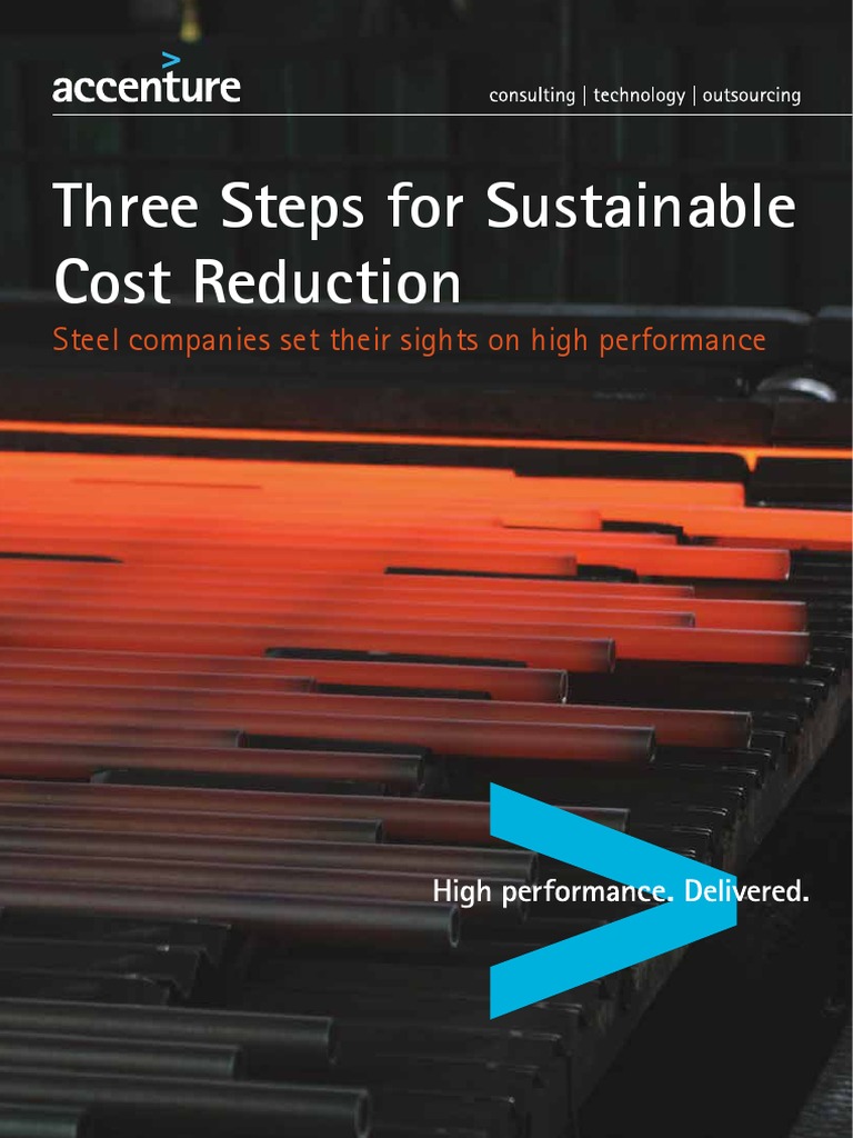 Accenture Three Steps Sustainable Cost Reduction Steel Companies Set ...