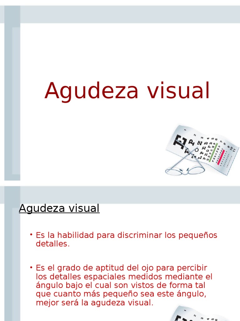 Agudeza Visual | PDF | Estilo de vida