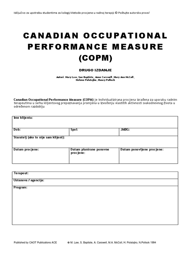 COPM HR | PDF