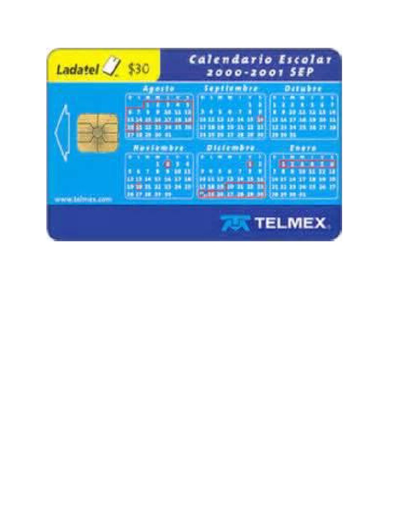 Calendario 2000 y 2001 | PDF