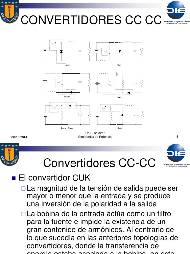 Convertidor CC CC CUK | PDF | Energia electrica | Condensador