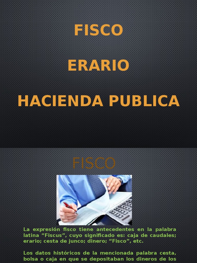 Fisco Erario | PDF | Impuestos | Ciencias económicas