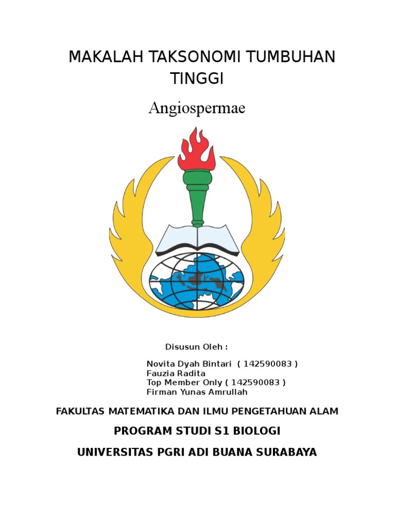 Taksonomi Angiospermae: Ciri dan Klasifikasi | PDF | Sains & Matematika