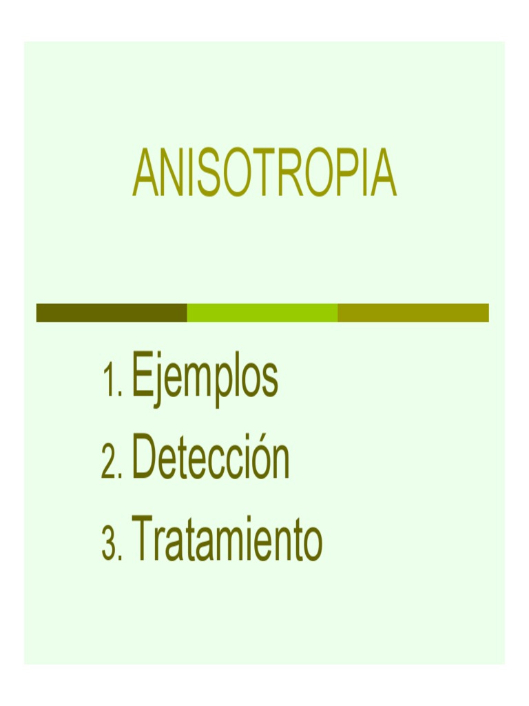 Anisotropia | PDF | Anisotropía | Química