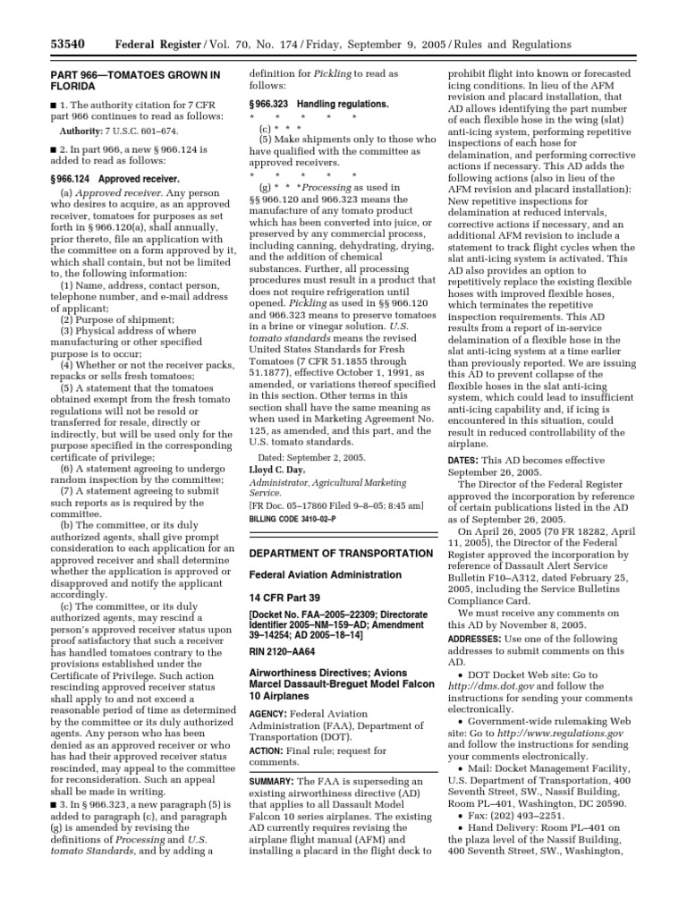 Rule: Airmen Certification: Second-In-Command Pilot Type Rating ...