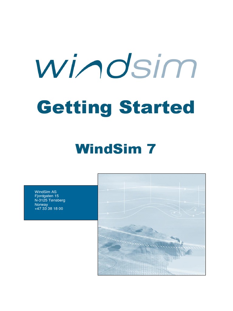 WindSim - Getting Started | PDF | Computational Fluid Dynamics | Nonlinear System