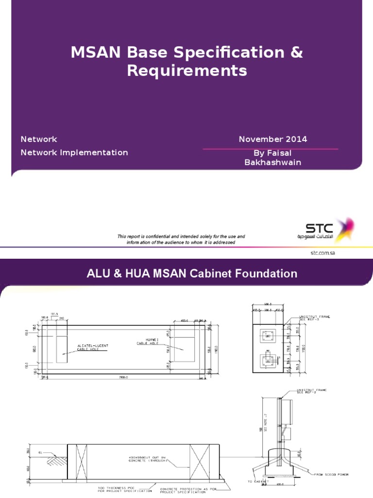 MSAN Base Specification & Requirements: November 2014 by Faisal ...