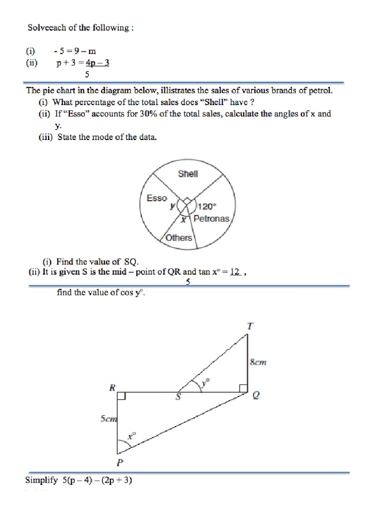 Maths KBAT Questions | PDF