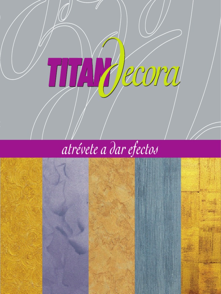 Carta de colores Titanlux Metalizados | PDF | Pinturas | Cepillo